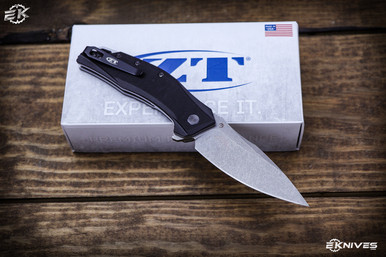 Zero Tolerance 0357 Assisted Open Flipper 3.25" Stonewash ZT0357