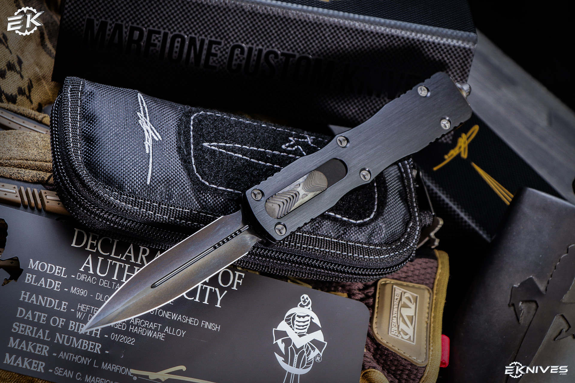 Marfione Custom Knives for Sale | Microtech Custom Knives | EKNIVES