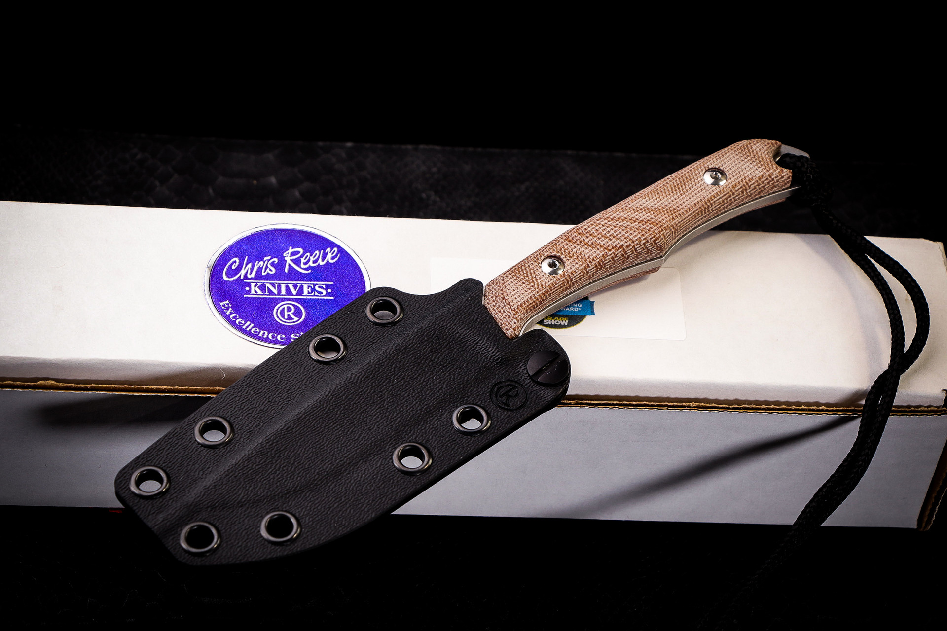 Chris Reeve Knives "Inyoni" Fixed Blade Knife Natural Micarta 3.5 ...