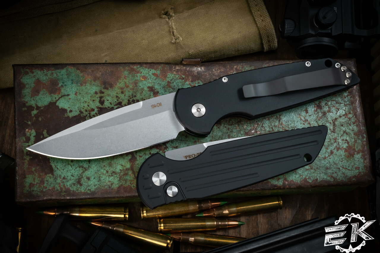 ProTech TR-3 Tactical Response Left Handed Automatic Folding Knife 3.5 ...