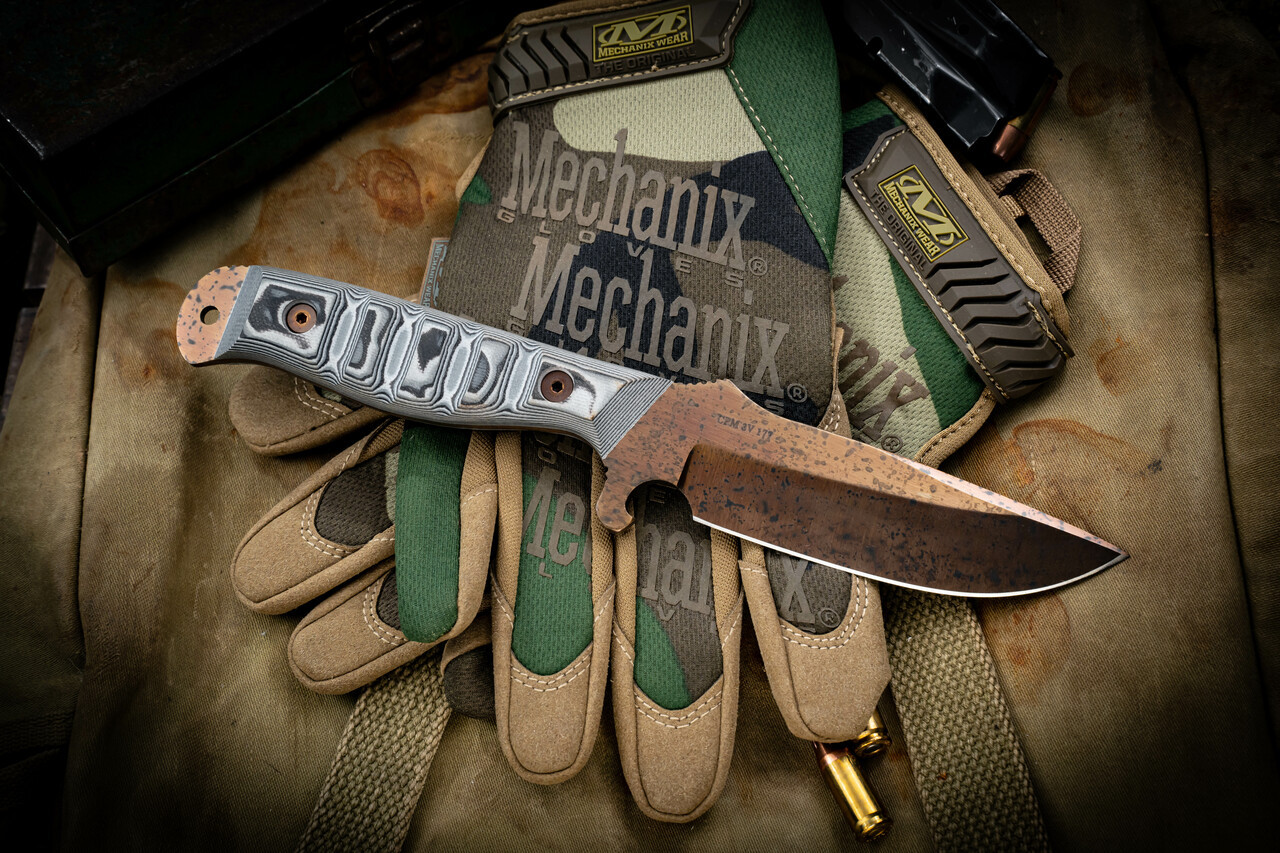 Dawson Knives Pathfinder Fixed Blade Knife Black G-10 4.5" Arizona ...