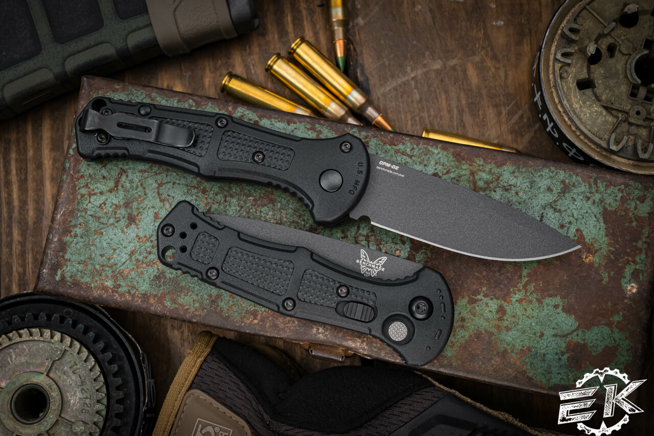 Benchmade Mini Claymore Black Automatic Knife Grivory 3" Black 9570BK