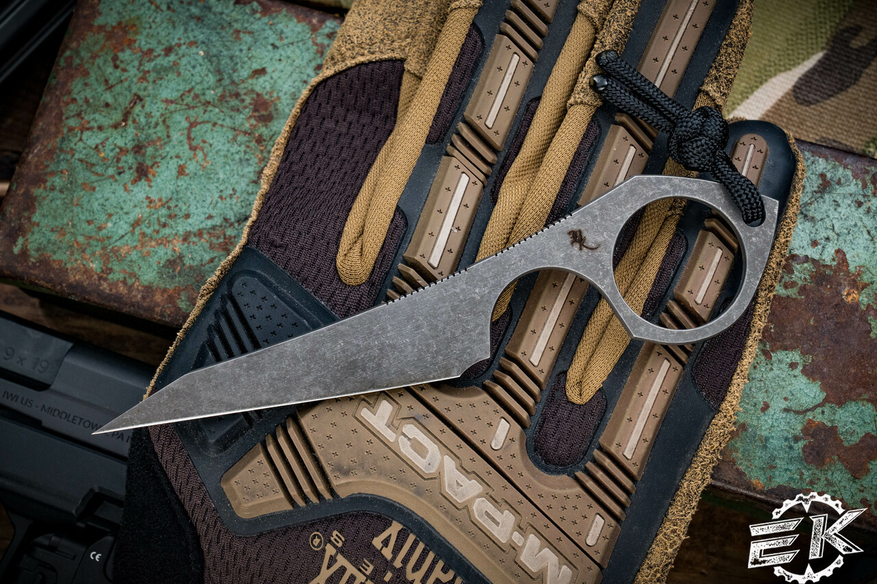 Bastinelli Knives Custom "KARMA" Fixed Blade Knife 2.5" Magnacut ...