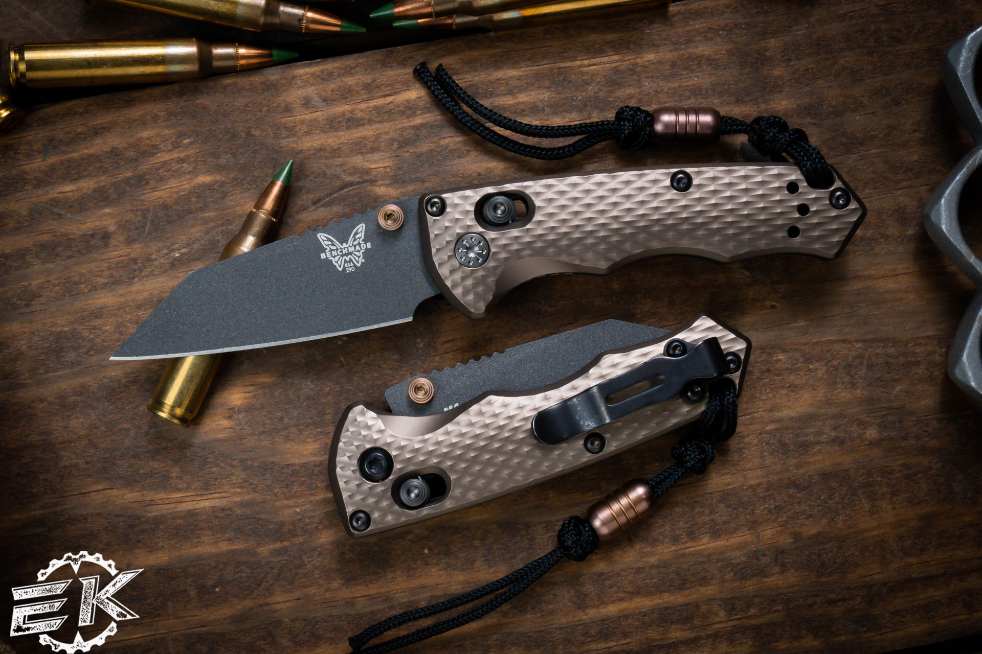 Benchmade Full Immunity AXIS Lock Folding Knife FDE 2.5" Wharncliffe ...