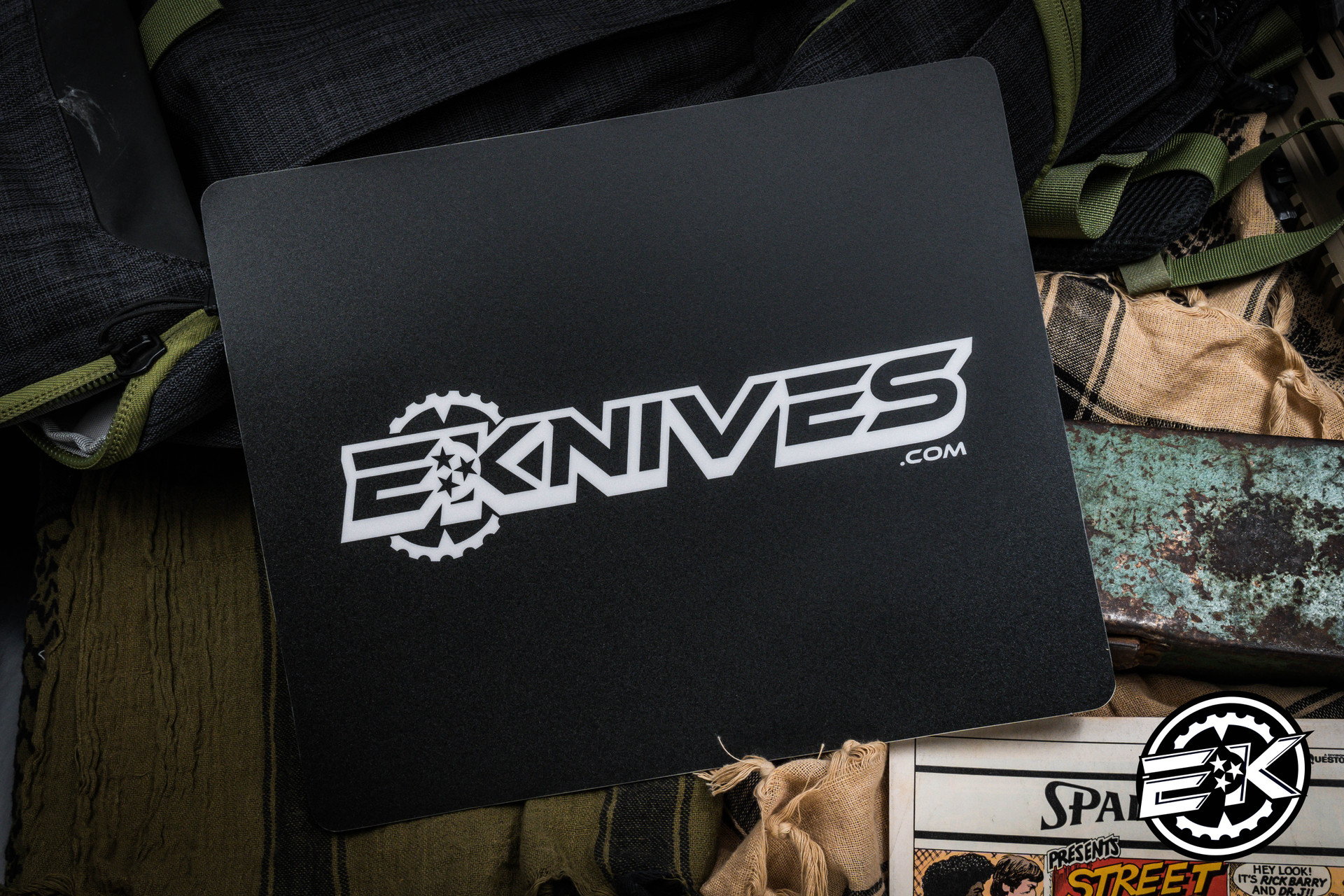 EKnives Display Counter Mat Black