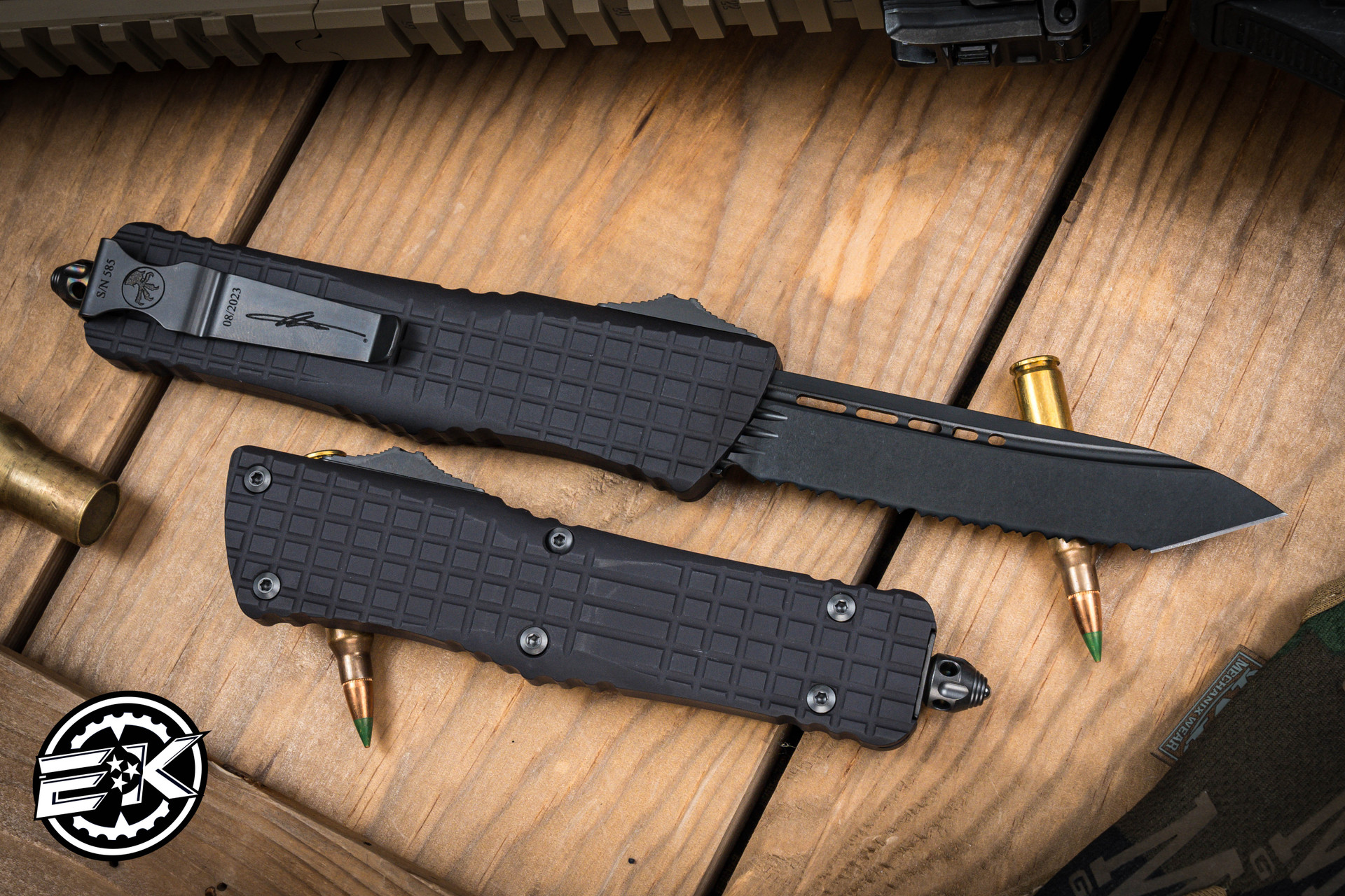 Microtech Combat Troodon OTF Knife Delta Frag Shadow 3.8" Tanto DLC ...