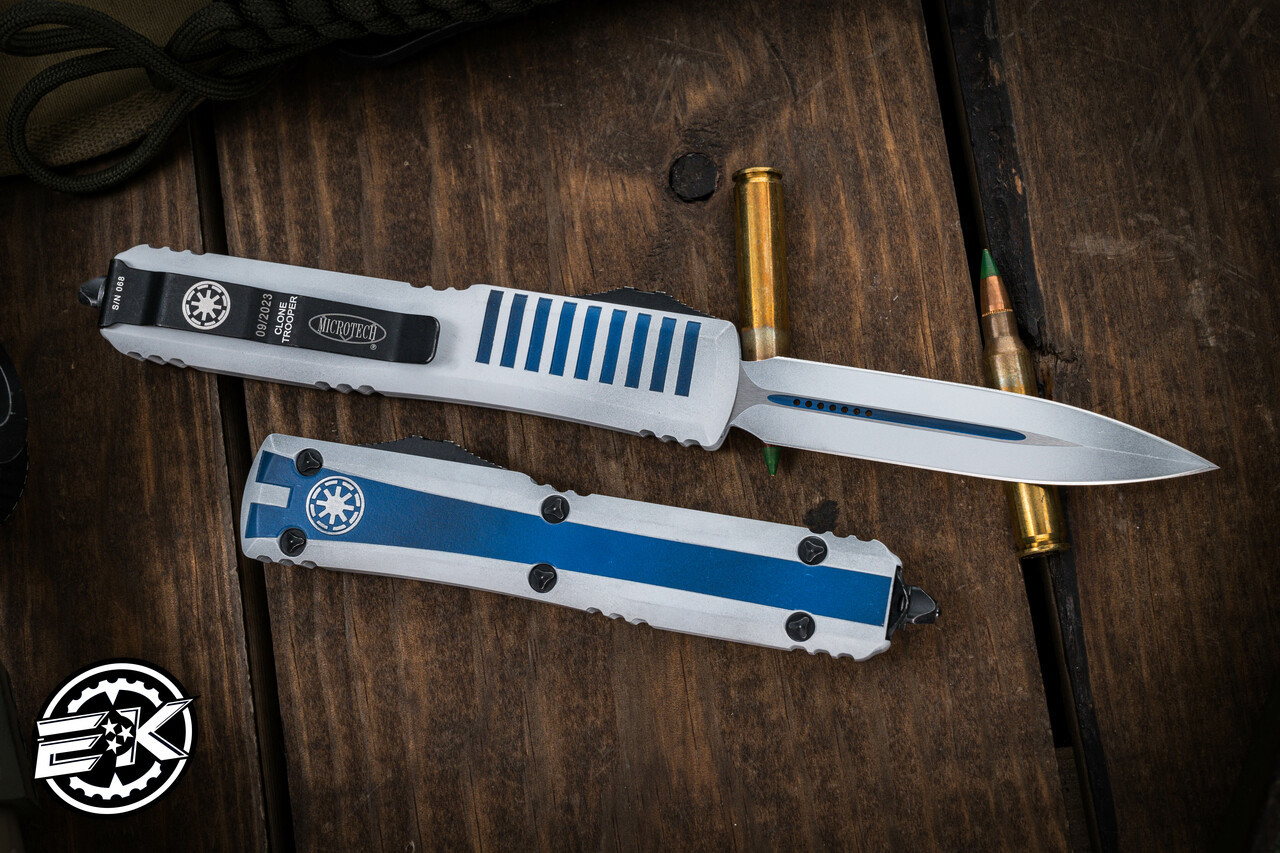 Microtech Ultratech CLONE TROOPER OTF Automatic Knife 3.4" Dagger 122-1CO