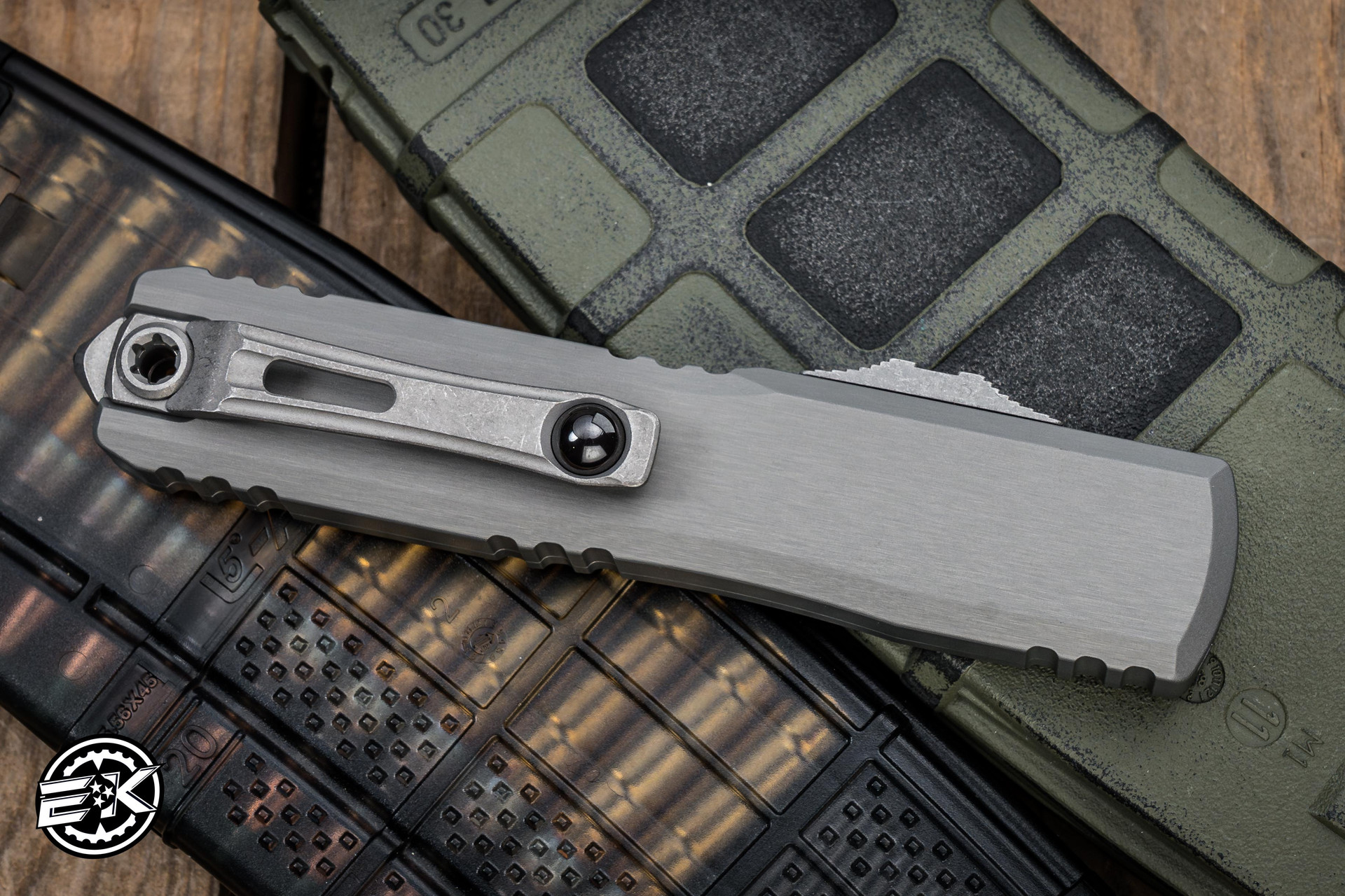 Microtech Ultratech Gen III ZBP OTF Automatic Knife Natural Clear 3.5 ...