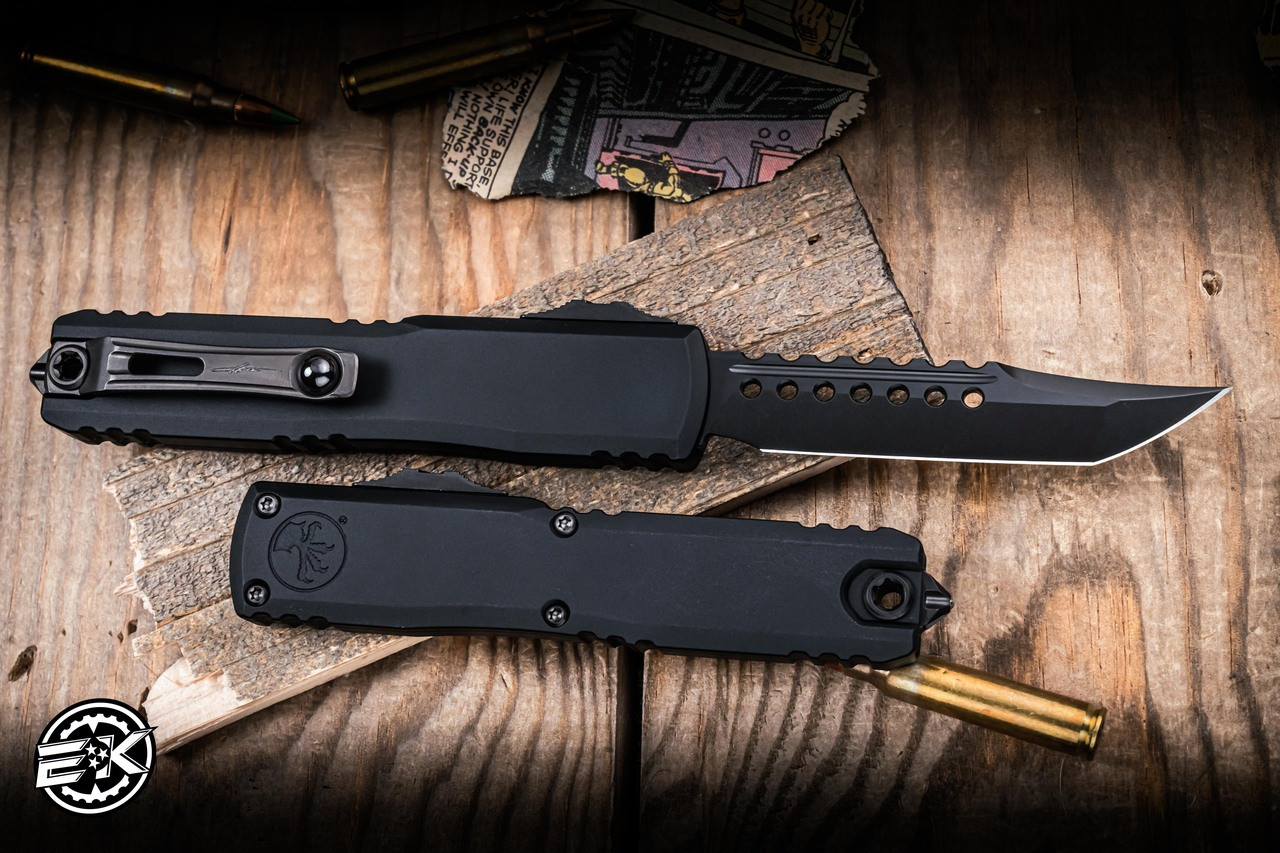 Microtech Ultratech Gen III ZBP OTF Automatic DLC Shadow 3.5" M390 ...