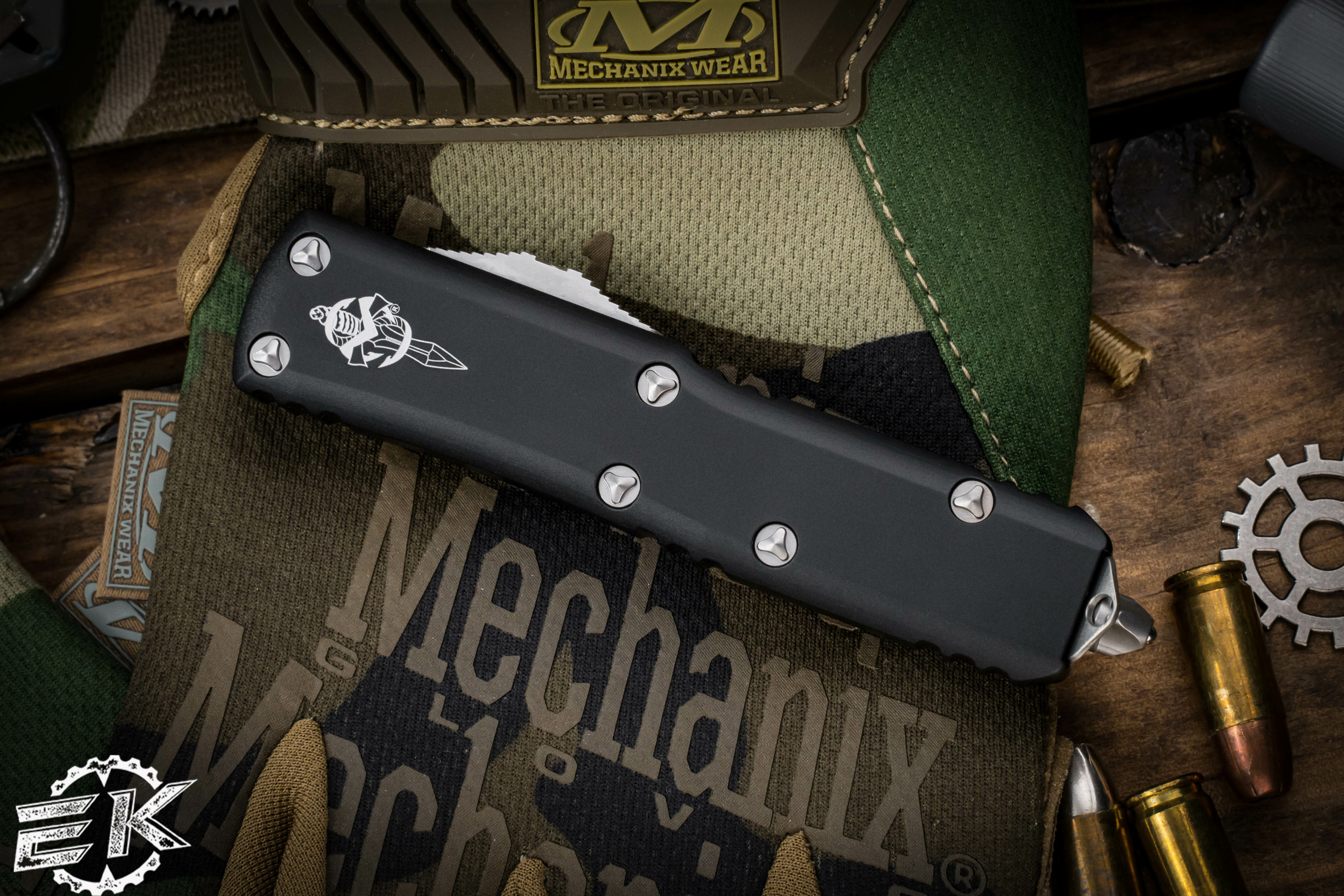 Microtech Marfione Custom Tactical UTX-85 Beard Comb Black 3" Comb ...