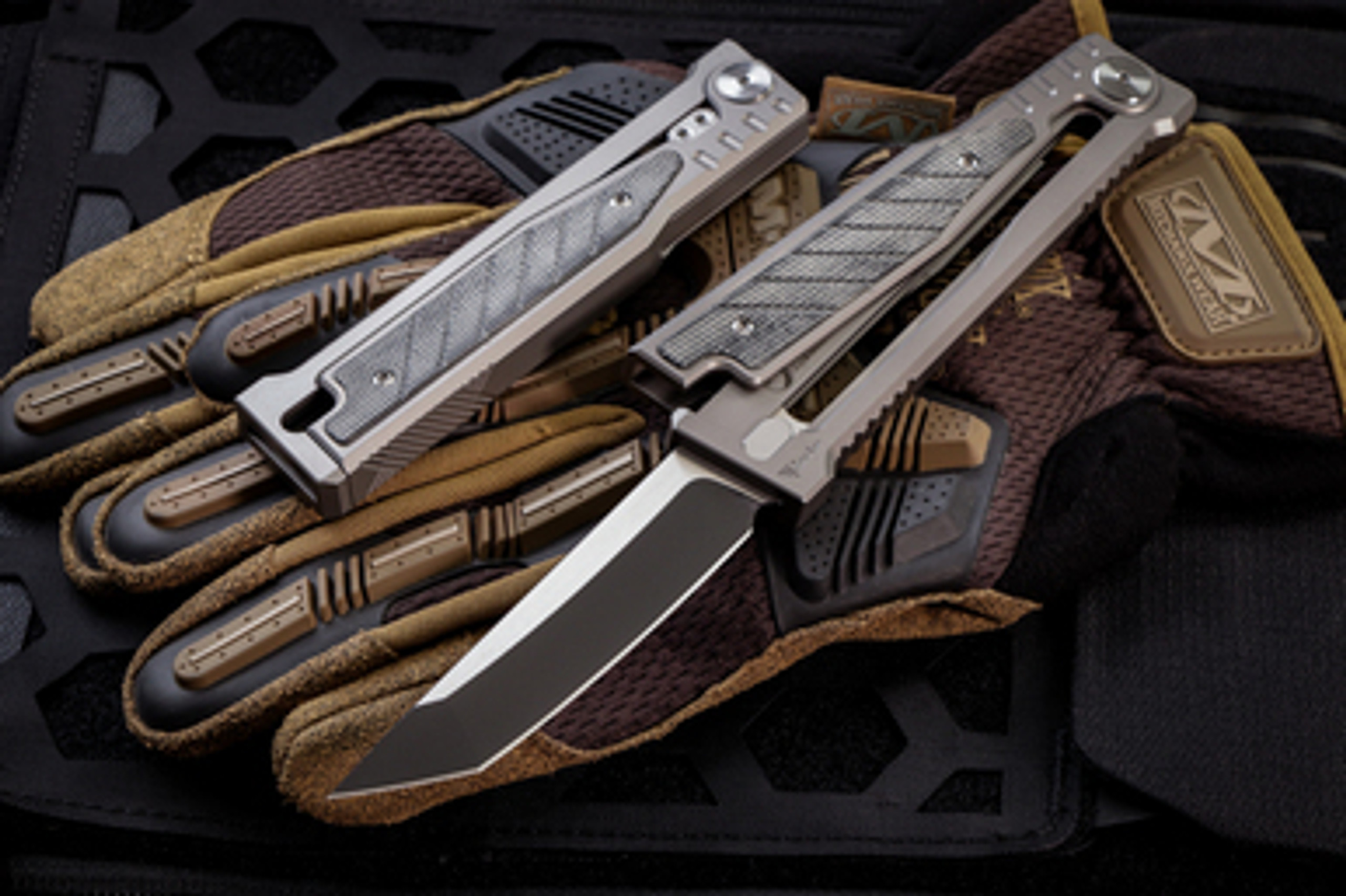 Reate Exo Gravity Knife Titaniumblack Micarta 375 Two Tone Pvd Tanto