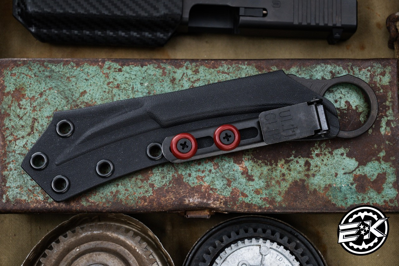 Microtech/Bastinelli "Feather" Fixed Blade Knife 3" Black DLC 215-1DLCS