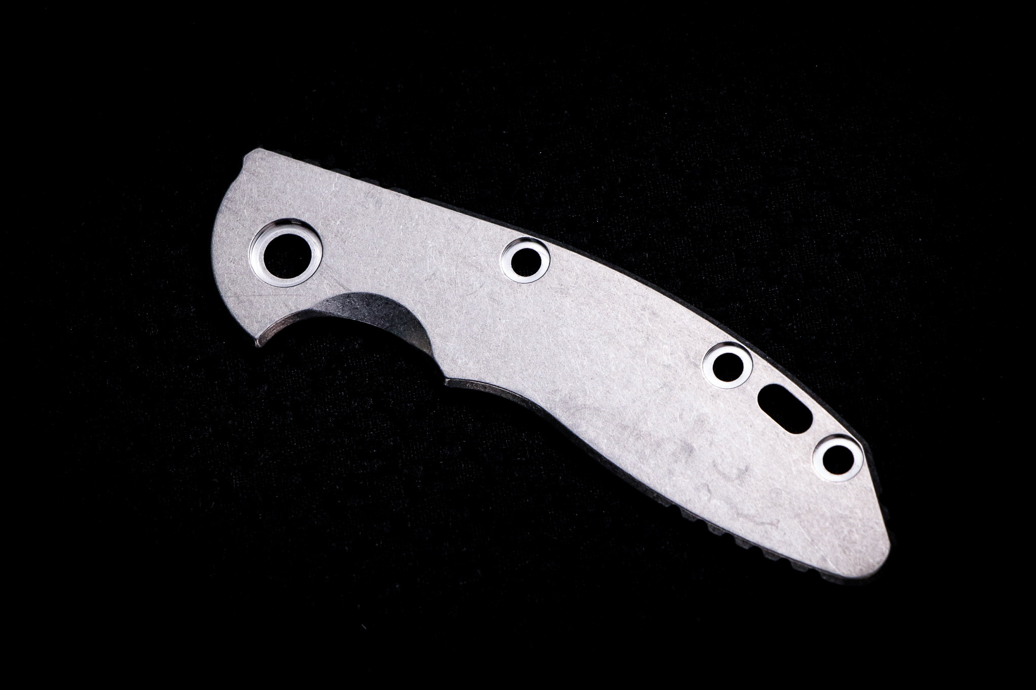Rick Hinderer Knives XM-18 3.0" Stonewash Titanium Scale