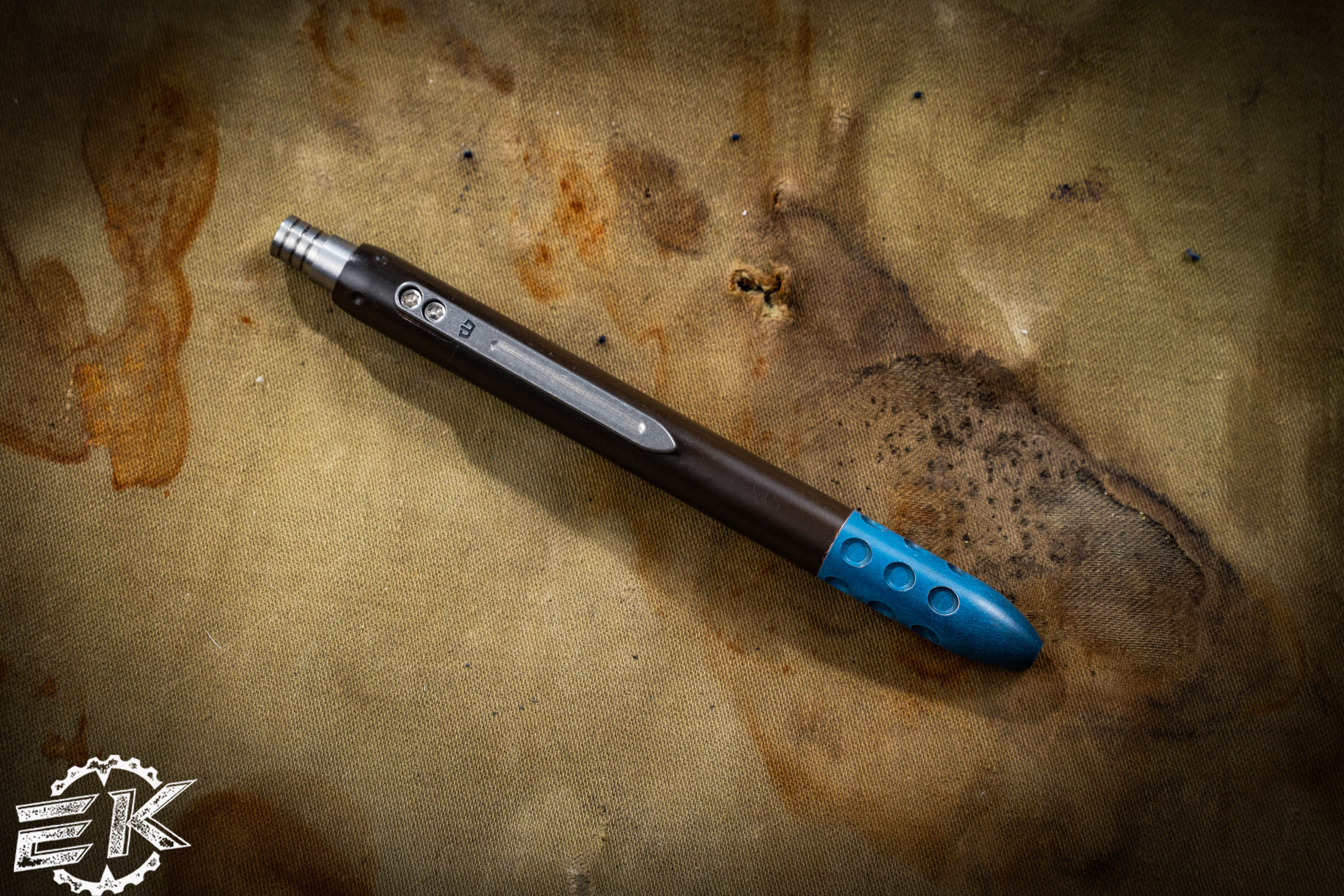 Blackside Customs Click Pen Copper Beskar/Mudhorn Finish
