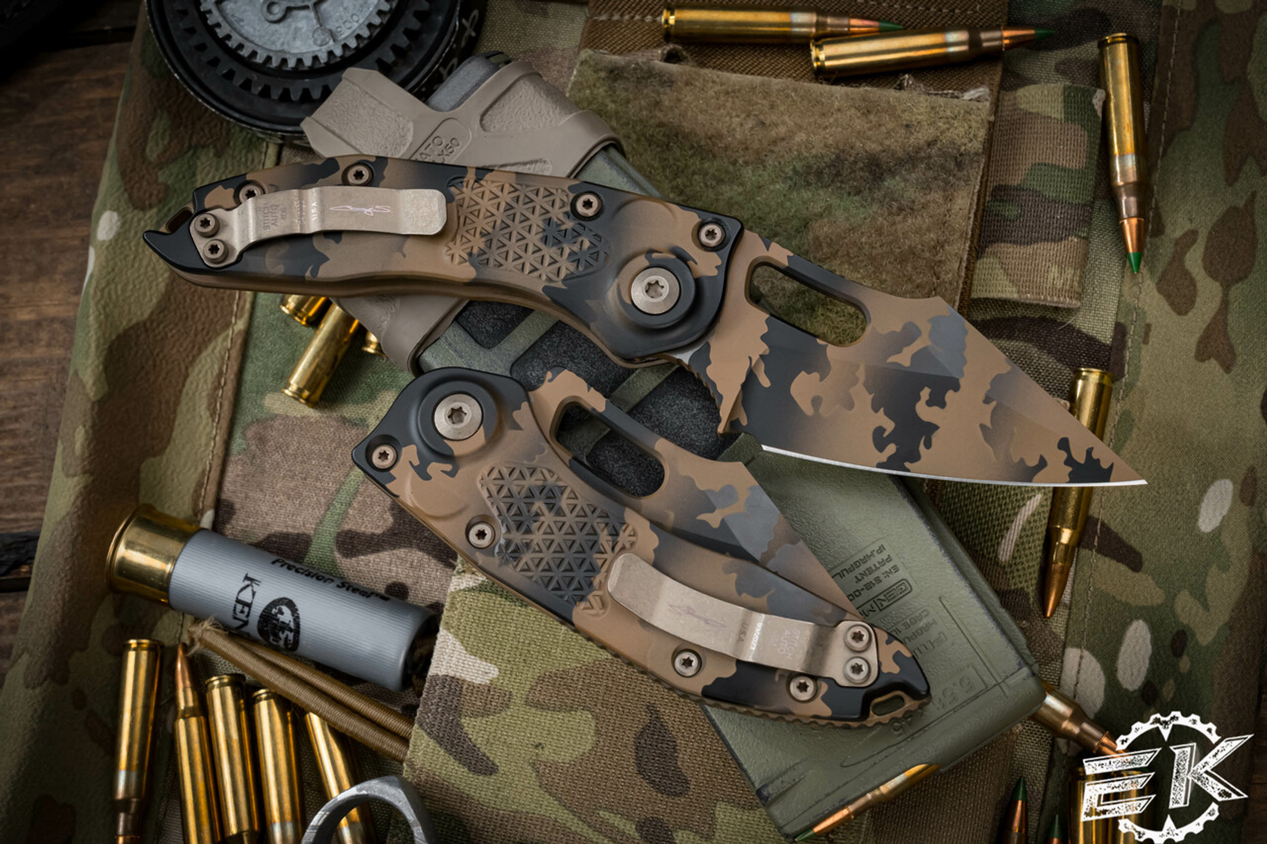 Microtechborka Blades Stitch Automatic Knife Coyote Camo 375