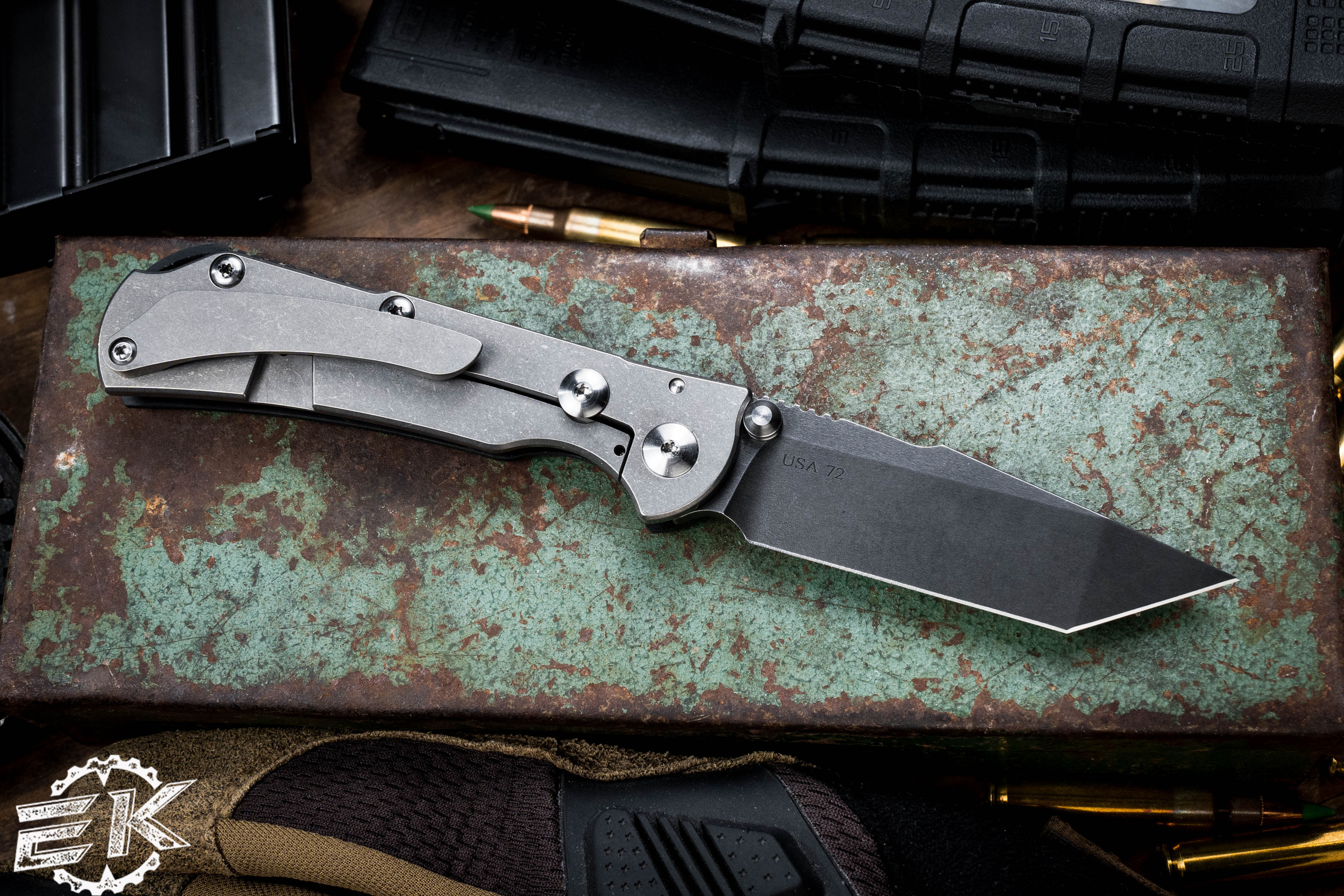 Toor Knives Chasm XLT Carbon Folding Knife Black G10/Titanium 3.13 ...