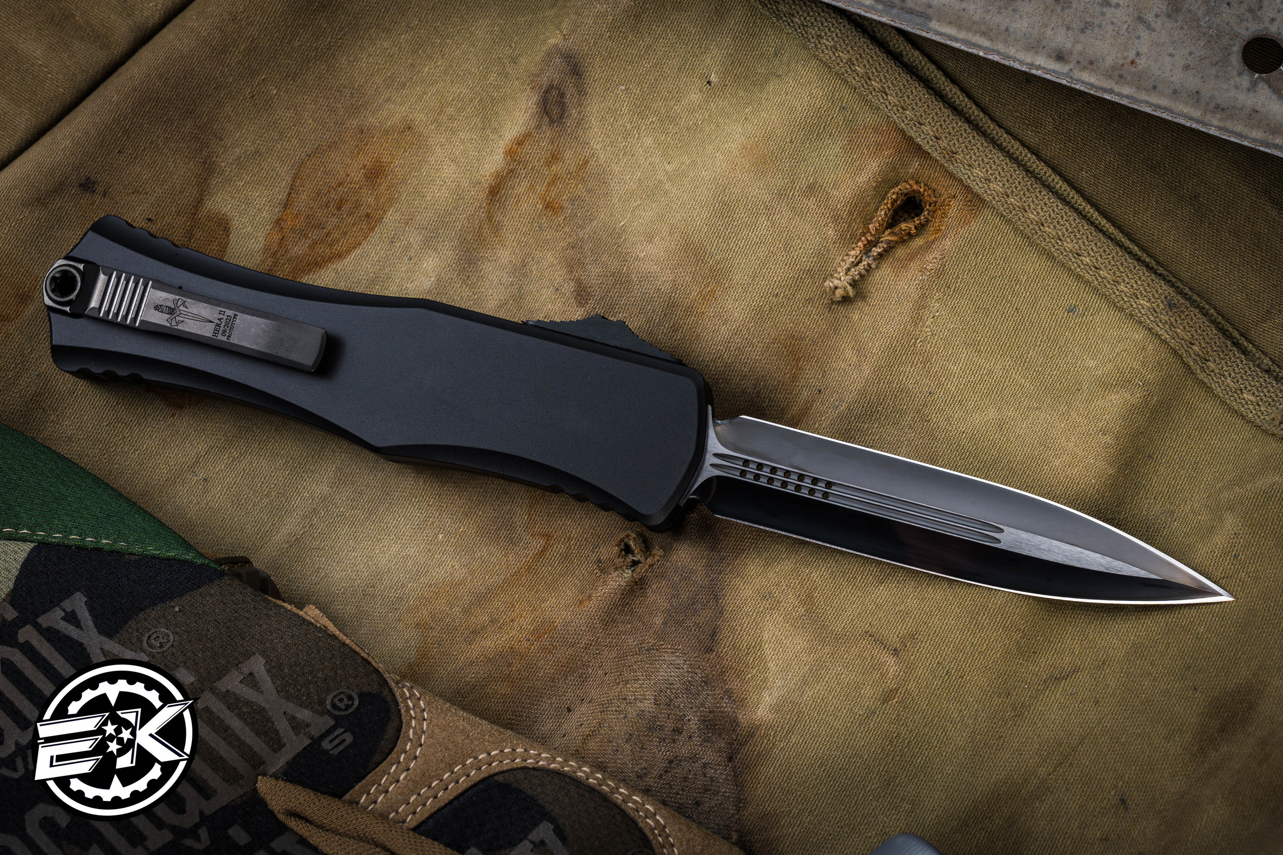 Marfione Custom 'Hera II" Prototype OTF Automatic 3.85" Dagger DLC ...