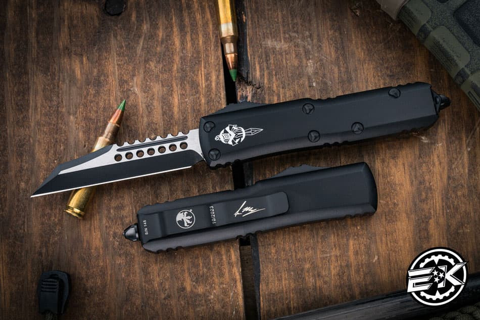 Microtech | UTX-85 Warhound | OTF Automatic Knife | EKNIVES - Automatic ...