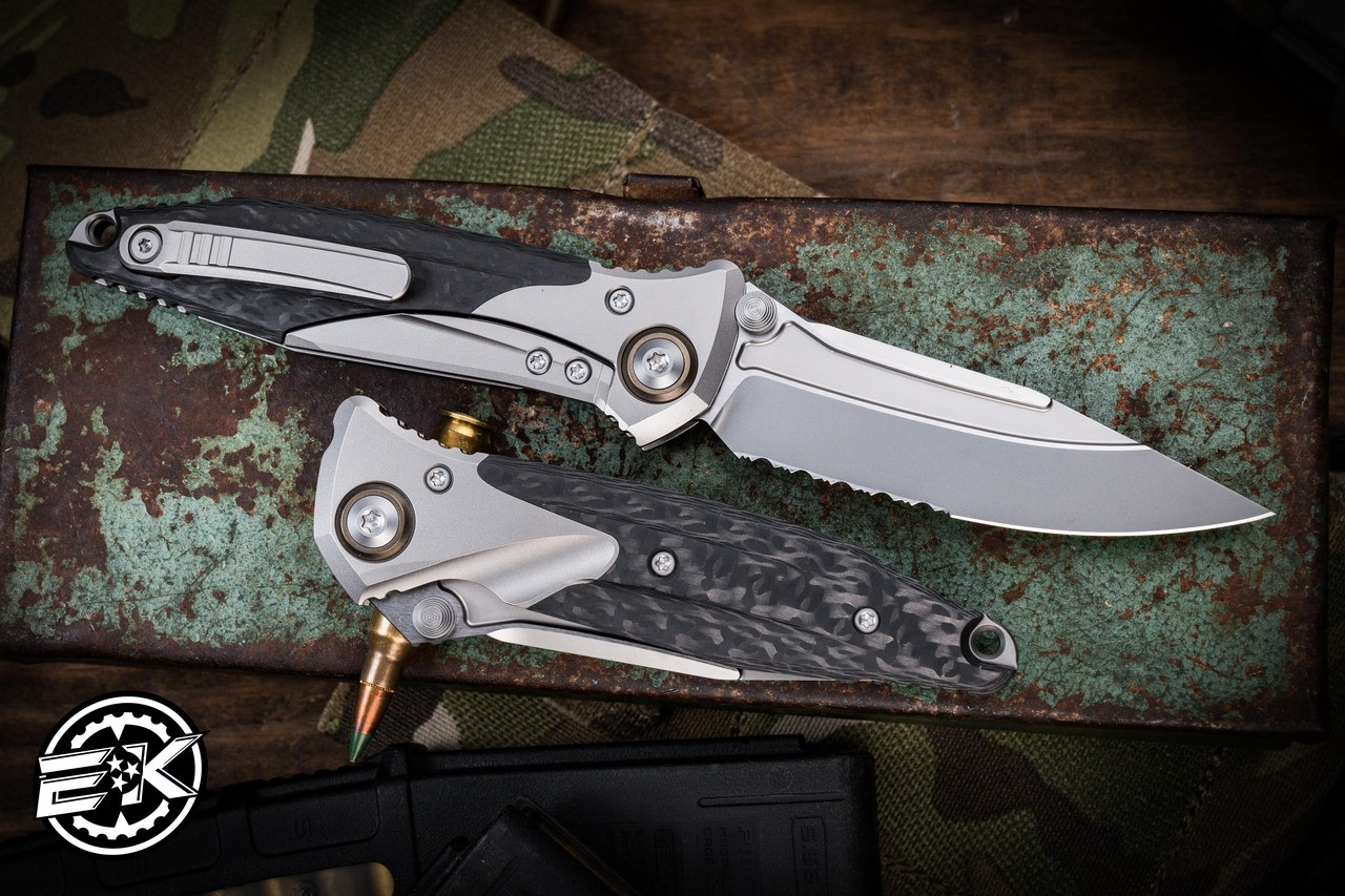 Sale-Microtech Socom Bravo Mini Manual Folding Knife Titanium/Carbon ...
