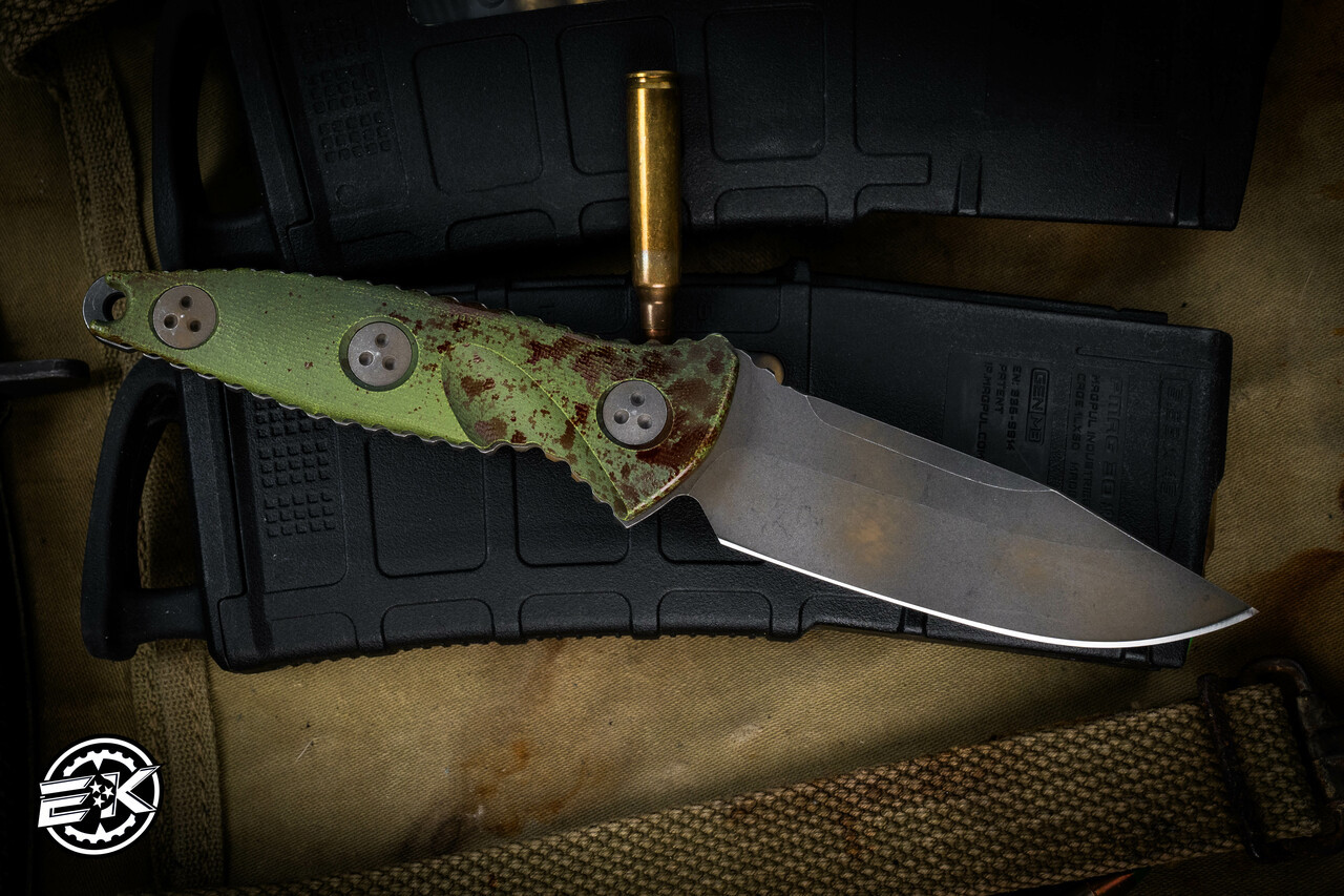 Microtech Socom Alpha Mini Outbreak G10 Fixed Blade Knife 3.75" Drop ...