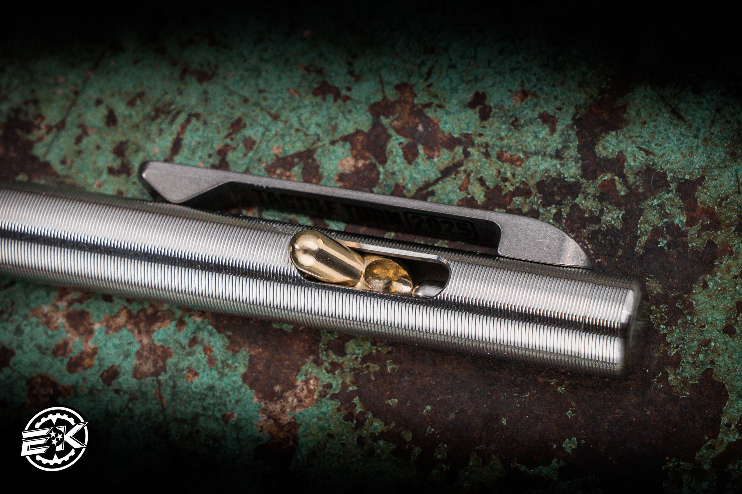 Tactile Turn Switch Activated Pen Titanium 5.34"