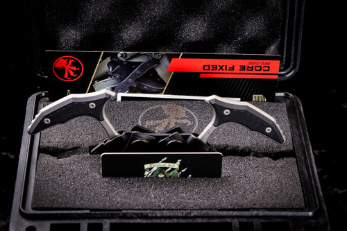 Microtech/Bastinelli "Double Bee" Push Dagger Knives Black G10 2.5 ...