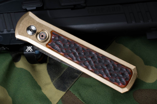 ProTech Godson Limited Automatic Knife Bronze/Jigged Bone Inlay 3 ...