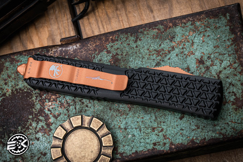 Microtech Ultratech Tri-Grip OTF Knife Copper Cerakote Accents 3.4 ...