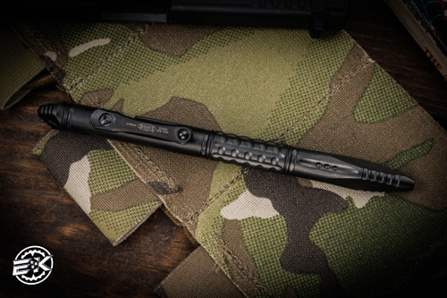 Microtech Kyroh Titanium DLC Bolt-Action Tactical Pen w/ Tritium Insert ...