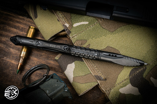 Microtech Kyroh Titanium DLC Bolt-Action Tactical Pen w/ Tritium Insert ...