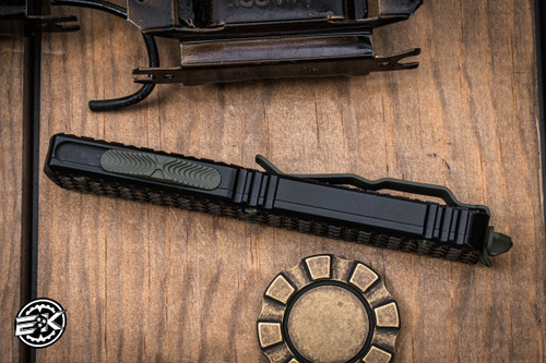 Microtech Tri Grip Ultratech Od Green Cerakote Otf Knife 34 Dagger