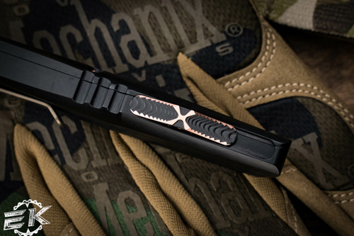 Marfione Custom "Combat Troodon" Copper Accents OTF Knife 3.8" Vines ...