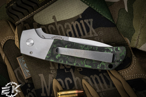 Protech Terzuola Atcf Custom 416 Stainless Steel W Jungle Wear