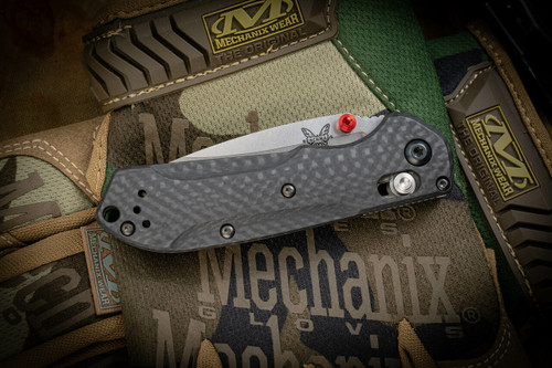 Benchmade Mini Freek AXIS Lock Knife Carbon Fiber 3" S90V Stonewash 565 ...