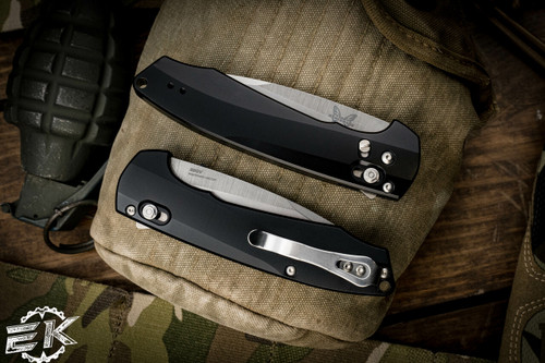 Benchmade Arcane AXIS Assisted Flipper Knife Black Aluminum 3.2" S90V ...