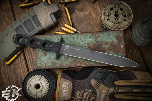Benchmade SOCP Fixed Blade Knife Black G10 7" 3V Dagger Black 185BK