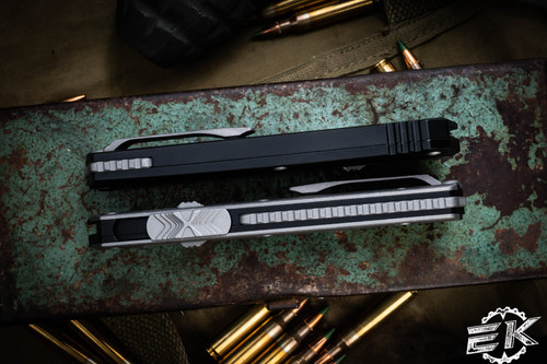 Microtech Glykon OTF Automatic Knife Aluminum/Titanium 3.75" Bayonet ...