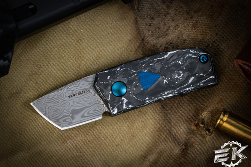 Benchmade Oeser "Tengu" Knife/Tool Combo Marble Carbon Fiber Flipper ...