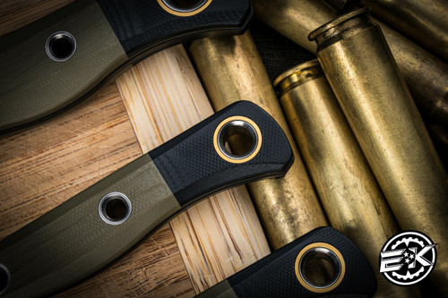 Benchmade Kitchen Cutlery 3 Knife Set OD Green G10 Handles 4000BK-1