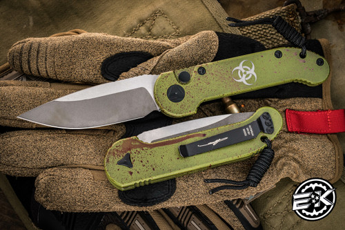 Microtech Ludt Outbreak Smooth Body Automatic Folding Knife 34 Drop