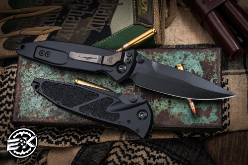 Microtech Socom Elite Manual Folding Knife 4" Spike Grind DLC Shadow ...