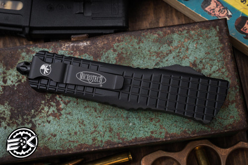 Preowned-Microtech Combat Troodon Rescue OTF Tool Aluminum Frag 3.8 ...