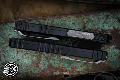 New 2024 Microtech Cypher II OTF Auto Black Aluminum S/E 4" Stonewash 1241-10S (Prototype)