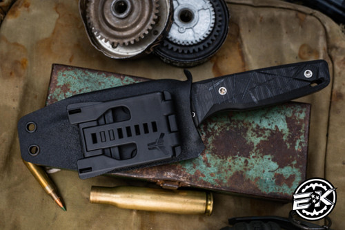 Medford The Deep Fixed Blade Knife Black G10 4.5" Drop Point PVD