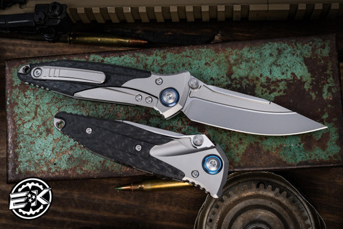 Microtech Socom Bravo Mini Manual Folding Knife Titaniumcarbon Fiber 3