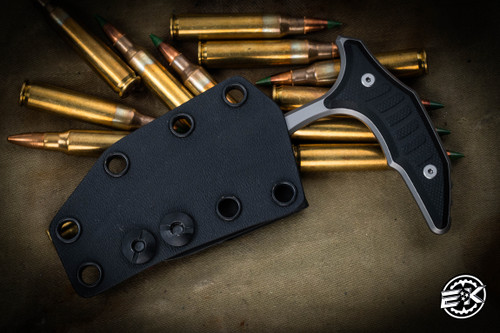 Microtech Bastinelli BEE Push Dagger Fixed Blade Knife Black G10 2.5 ...