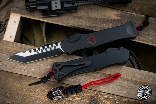 Heretic Knives Hydra Predator Automatic Otf Knife 36 Tanto Two Tone