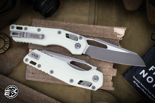 Microtech Standard Issue Msi Ram Lok Manual Folding Knife White 385