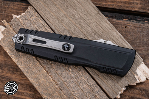 Prototype-Microtech Luminary Stiletto Pro II OTF Knife-Flashlight Black ...