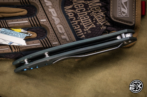 Preowned-Rare Benchmade 630 Skirmish Frame Lock Knife Titanium 4.3" Satin